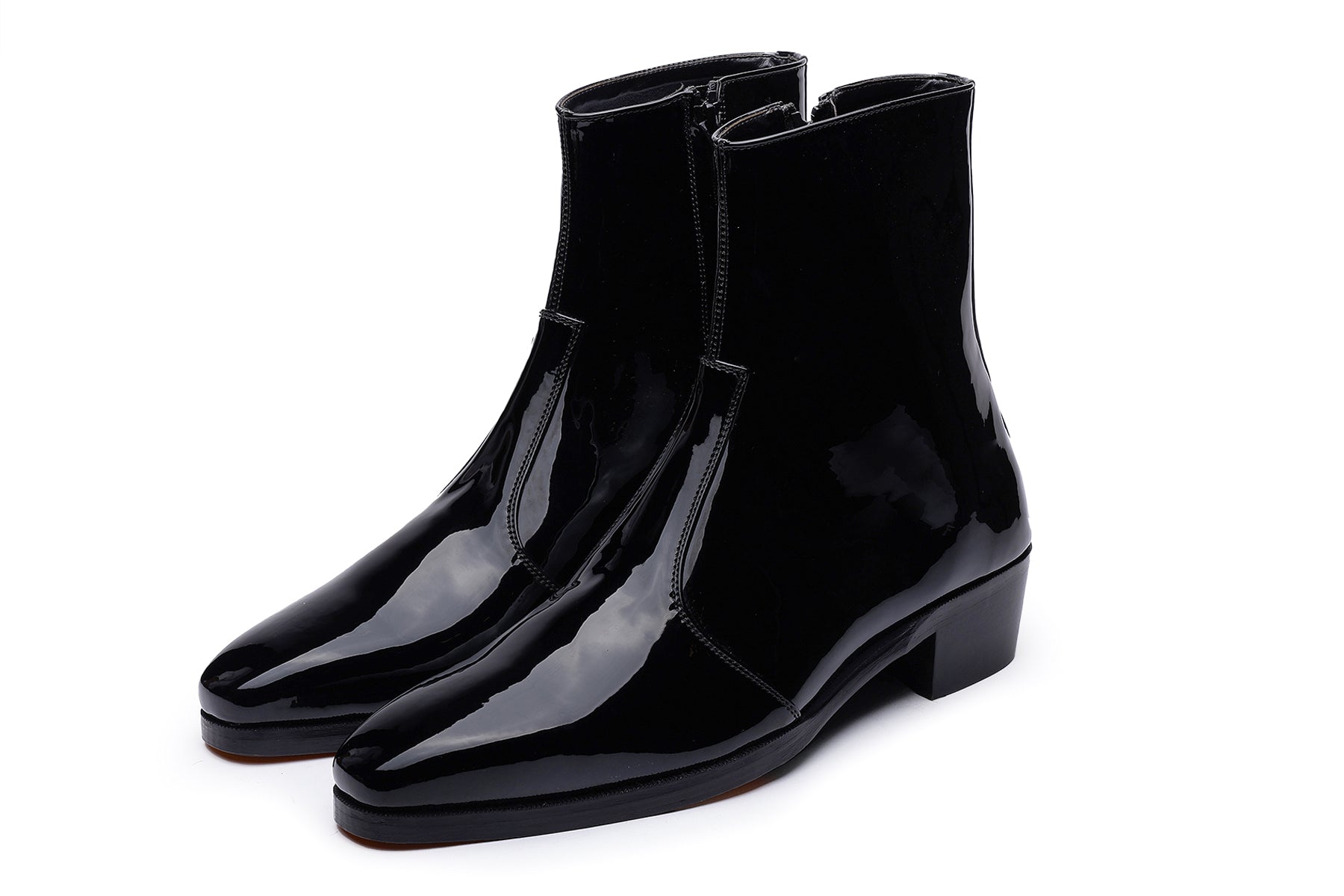 Aryar Black Patent | Men Shoes | Shutiq