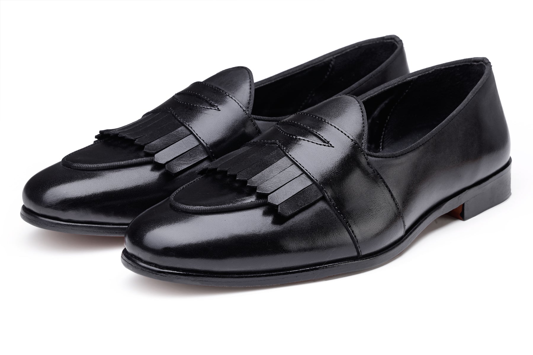 ABETE COAL | Black leather shoes | Shutiq