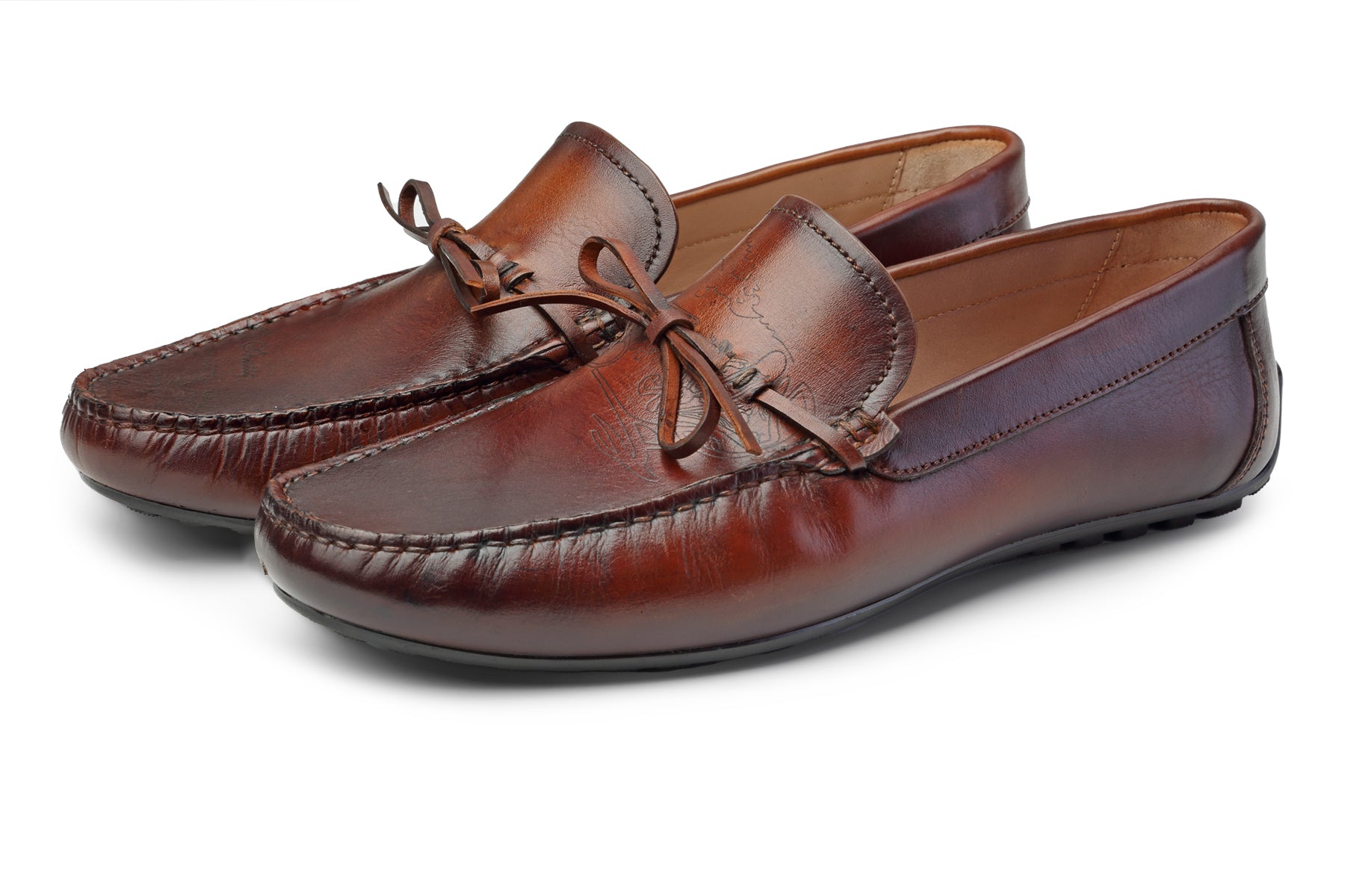 Denali Tan Leather Shoes | Shutiq