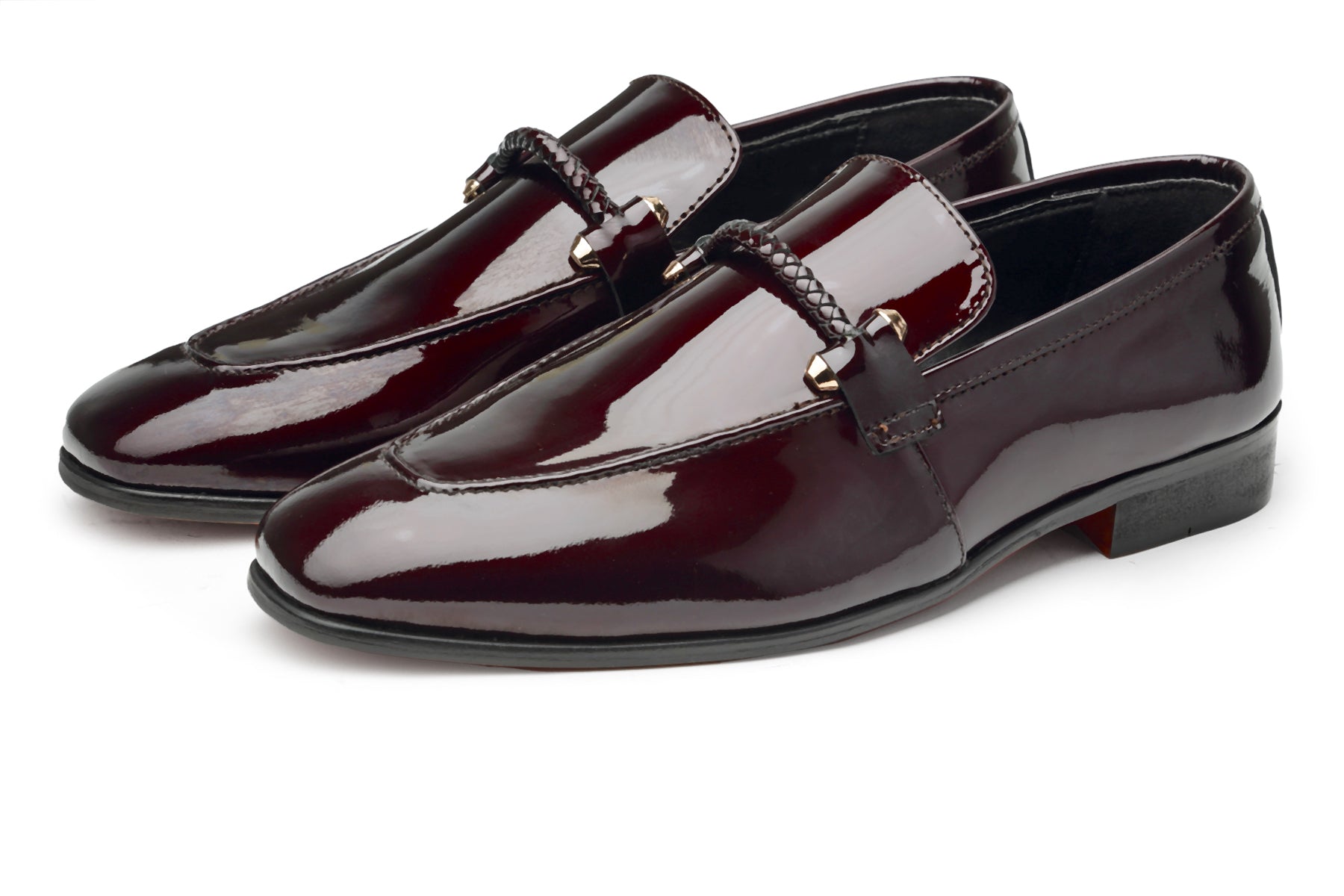 Gelbero Wine Leather Shoes | Shutiq