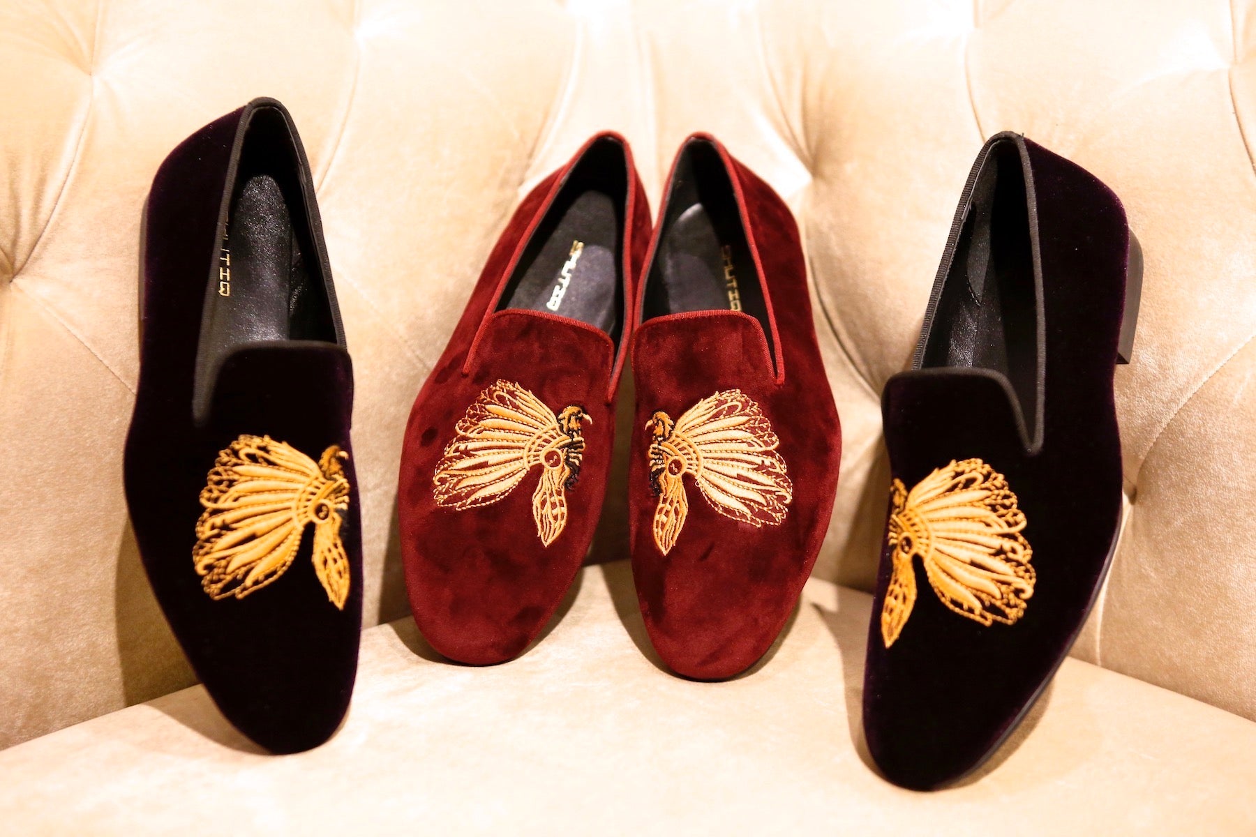 Phoenix Bespoke Shoes | Velvet Shoes | Shutiq
