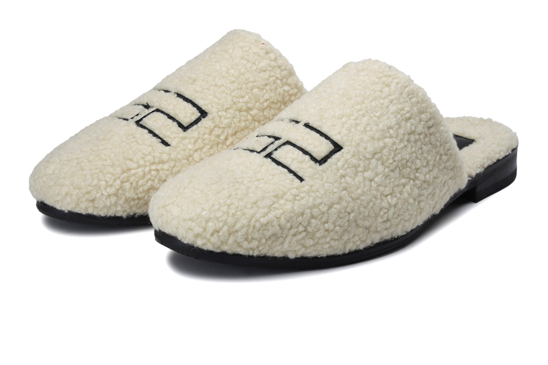 Wookie Slides| White Fur Slides | Shutiq