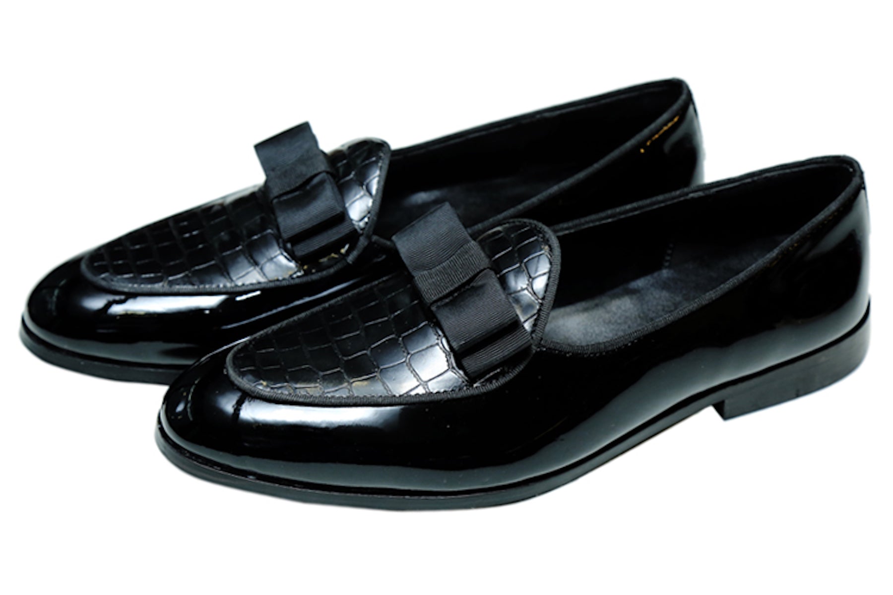 Batwing Croco Shoes | Shutiq